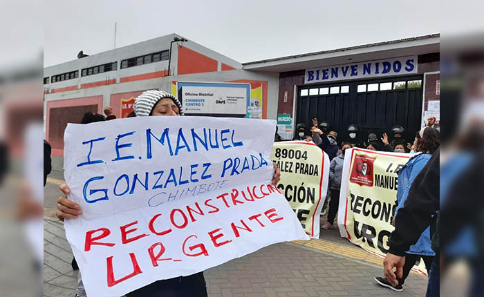 Chimbote: convocan a licitación supervisión del expediente técnico del colegio González Prada